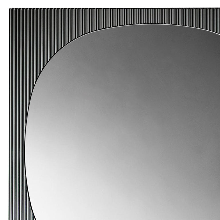 Lines on Square Mirror For Sale at 1stDibs