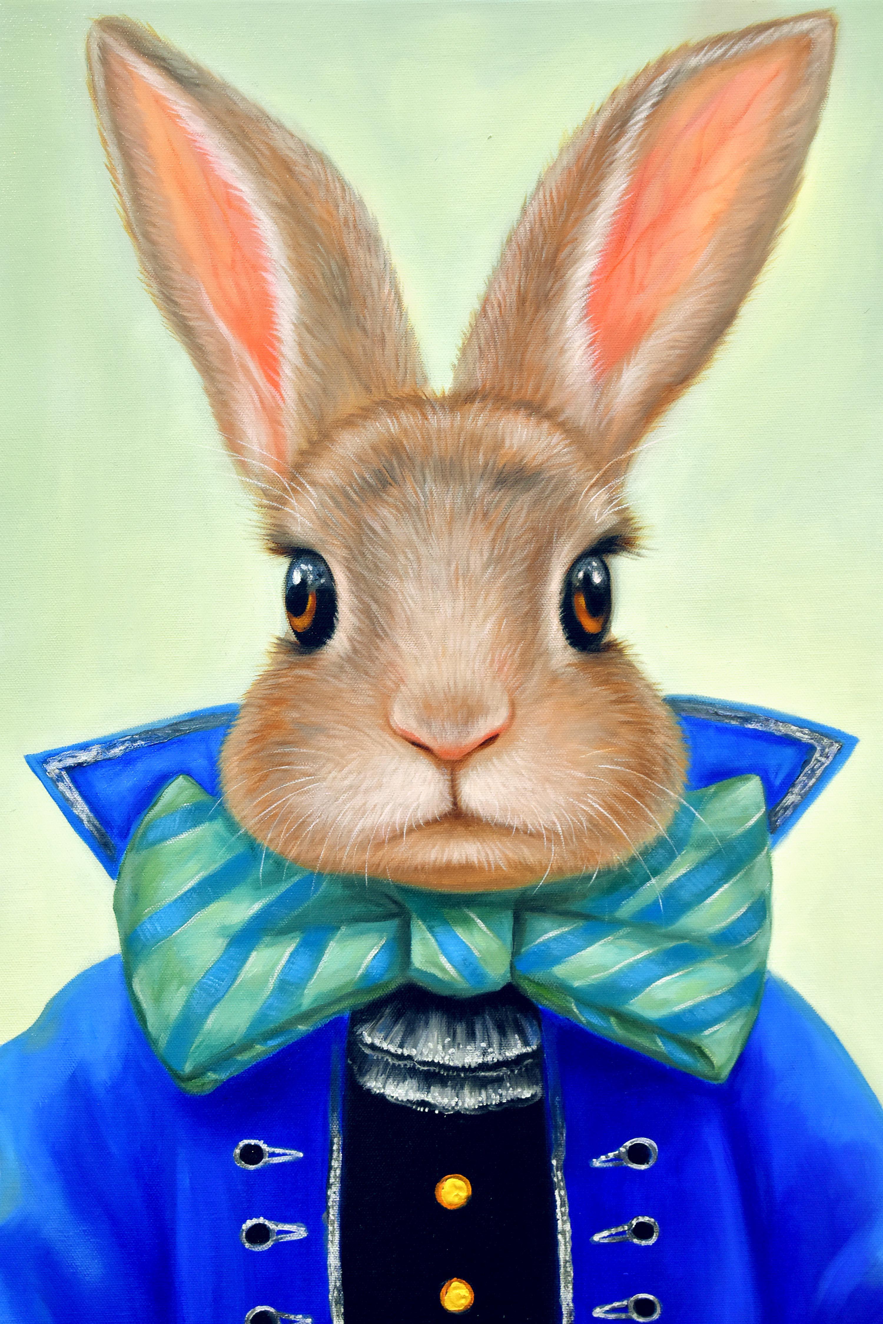Lingee Bangkhuntod - Dapper Rabbits - Cottontail Prince. Rabbit in ...