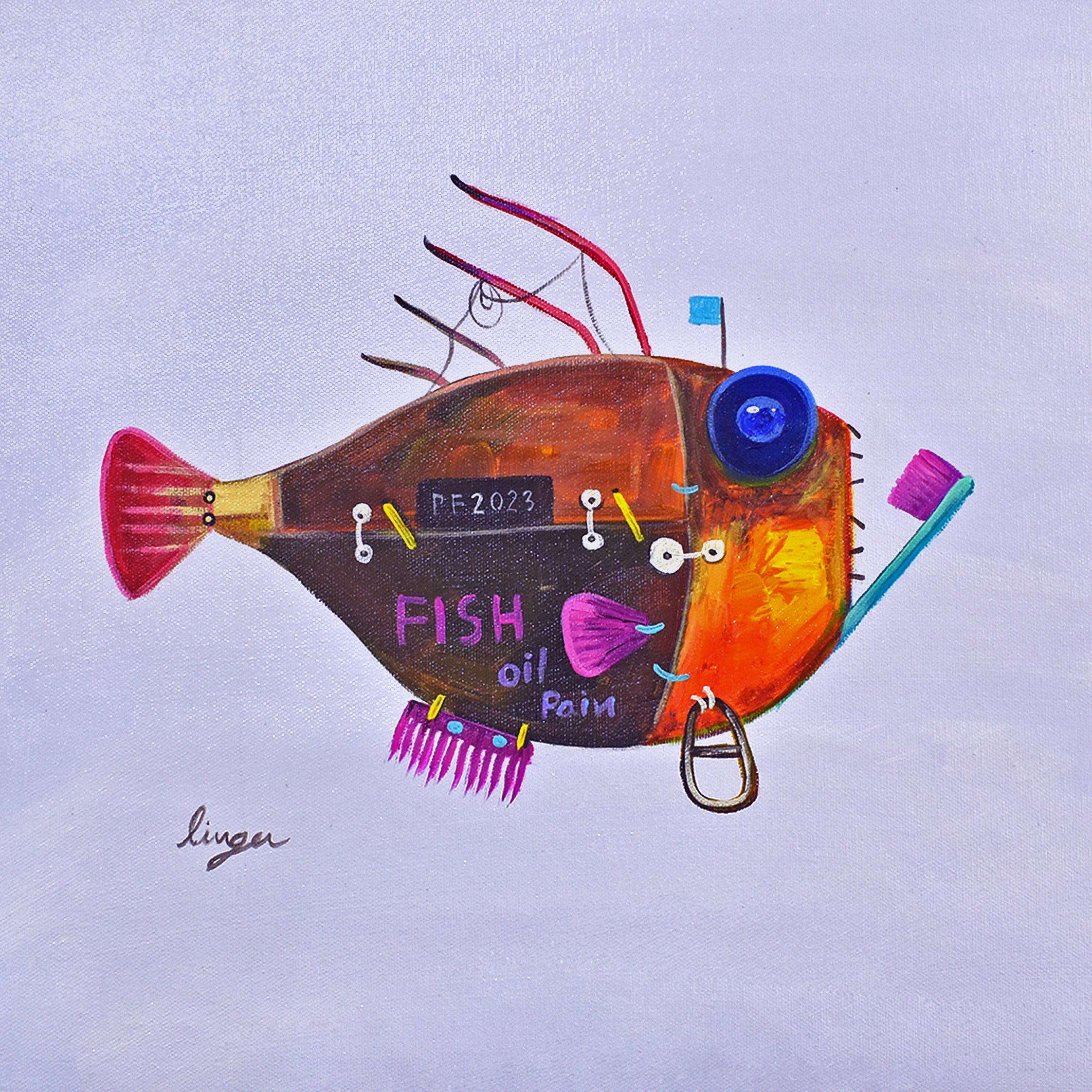 Lingee Bangkhuntod - Mechanical Marines. Art Fish Colourful Steampunk ...