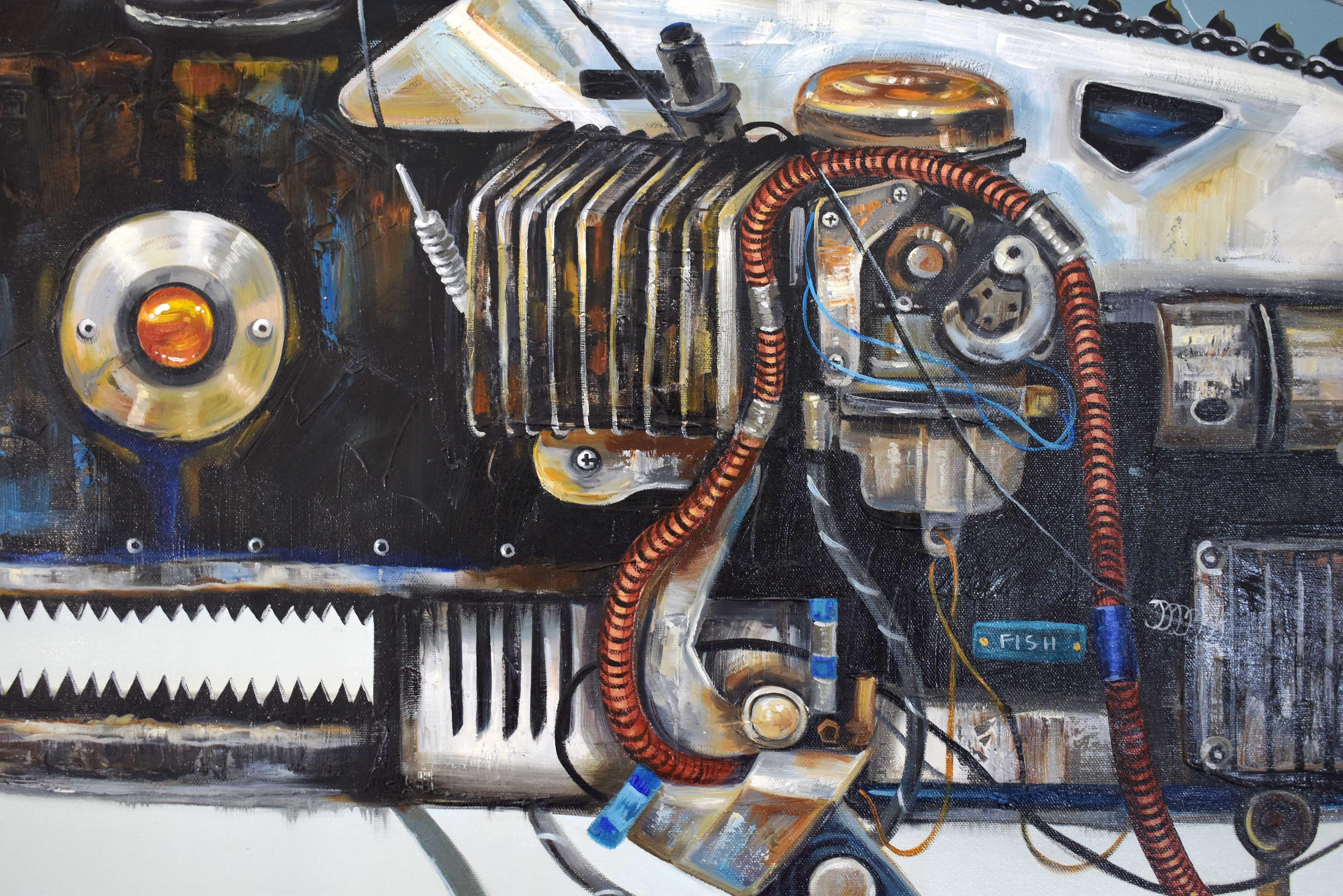 Lingee Bangkhuntod - Mechanical Marines. Ocean Patrol Steampunk Whale ...