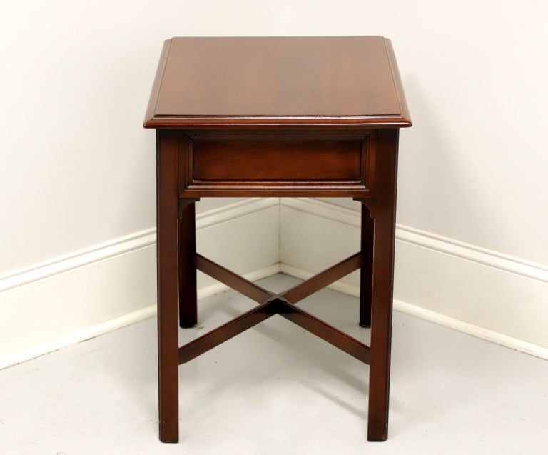 LINK-TAYLOR Solid Mahogany Traditional Style End Side Table For Sale at ...