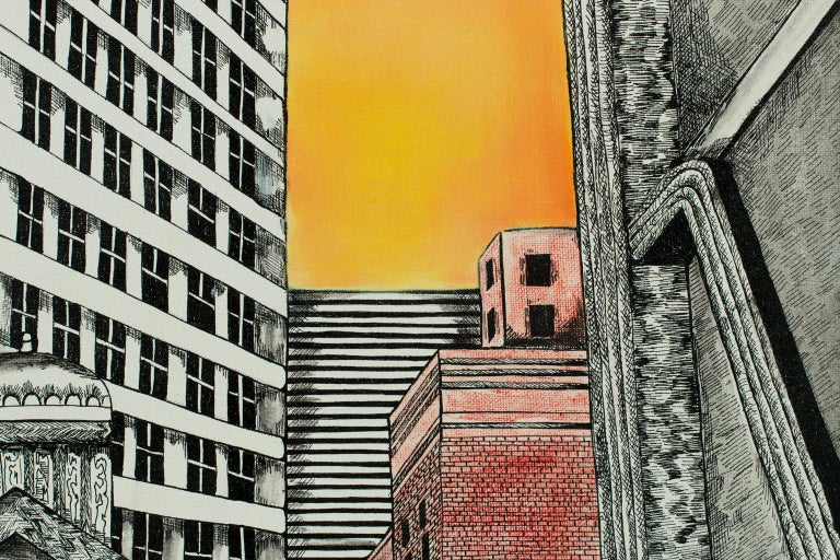 Linnea Pergola - "Early [Newspaper] Edition" Original Pop Art Painting ...