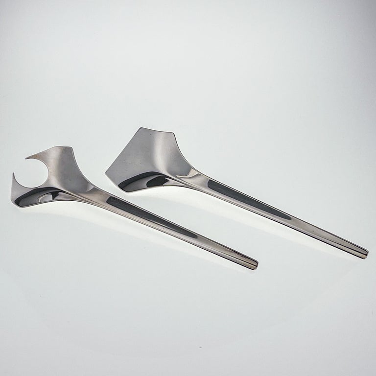 Lino Sabatini, Salad Serving Set, Sabatini Argenteria, Italy, circa ...