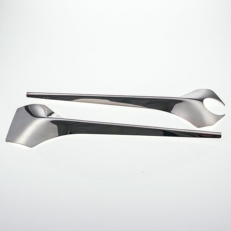 Lino Sabatini, Salad Serving Set, Sabatini Argenteria, Italy, circa ...