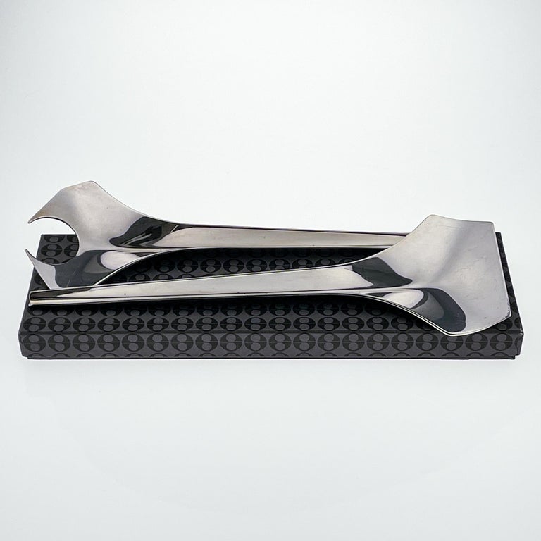 Lino Sabatini, Salad Serving Set, Sabatini Argenteria, Italy, circa ...