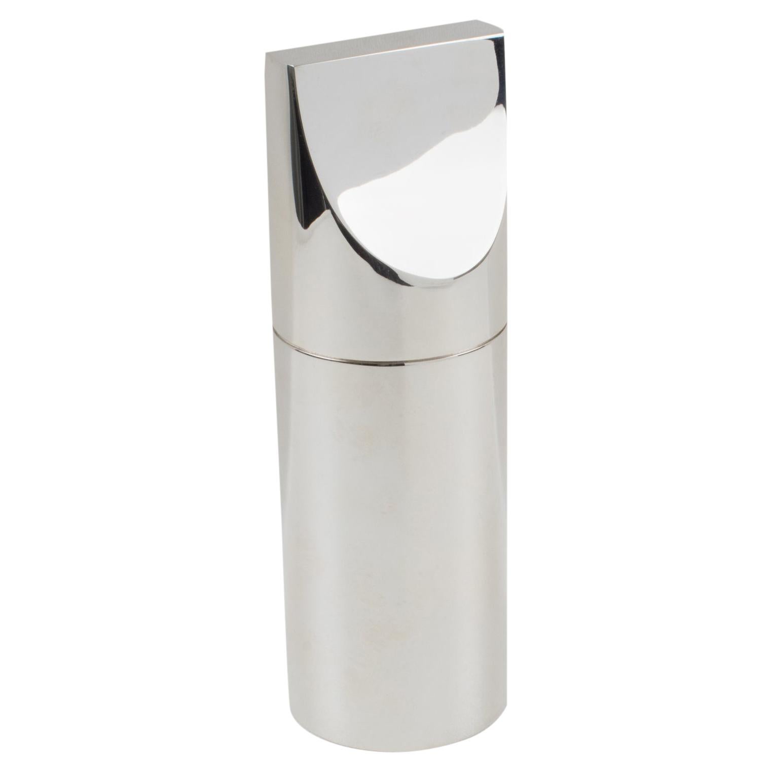 Hermes Silver Plated "Bullet Box" For Sale at 1stDibs