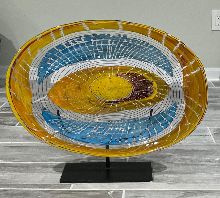 Lino Tagliapietra Large Murano Studio Art Glass Scultpure Signed by the ...