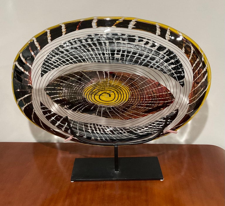 Lino Tagliapietra Large Murano Studio Art Glass Scultpure Signed by the ...