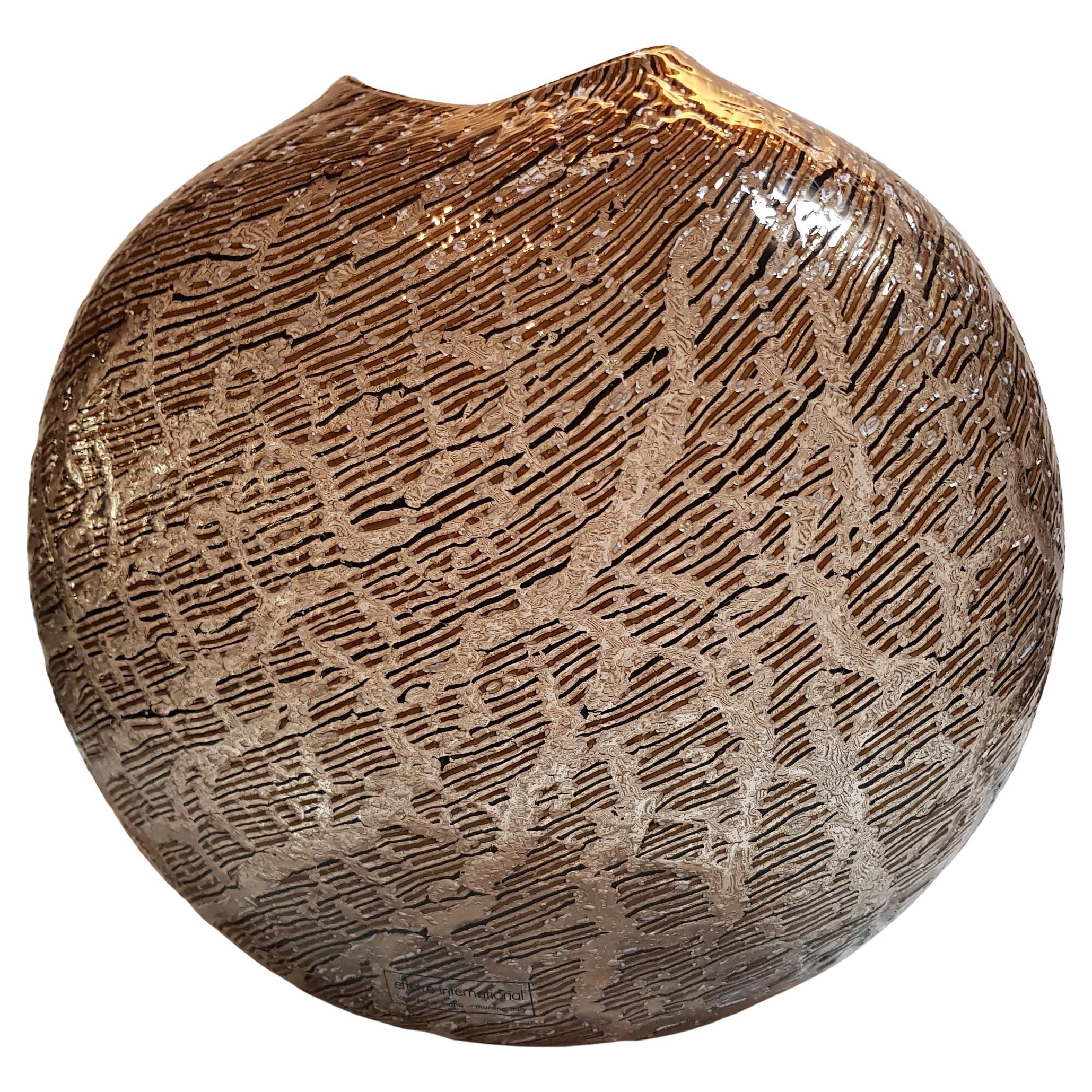 Lino Tagliapietra Vase Murano Glass, 1982, Italy For Sale at 1stDibs