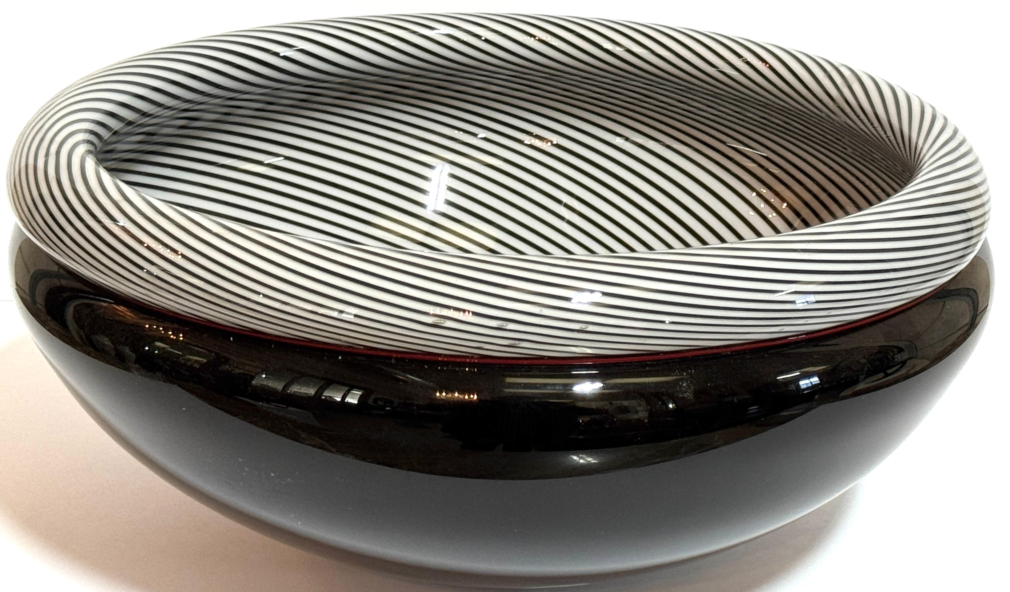 Lino Tagliapietra Zanfirico Bowl, Signed , #25/100, 1986 For Sale at ...