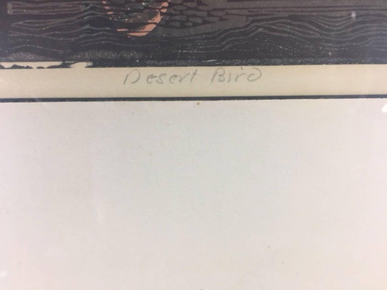 Linoleum Block Print by Charles Cecil Pollock For Sale at 1stDibs