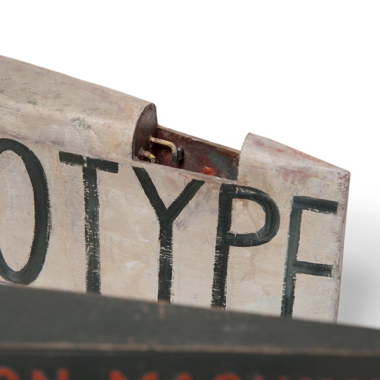"Linotype vs. Monotype" by Patrick Fitzgerald at 1stDibs