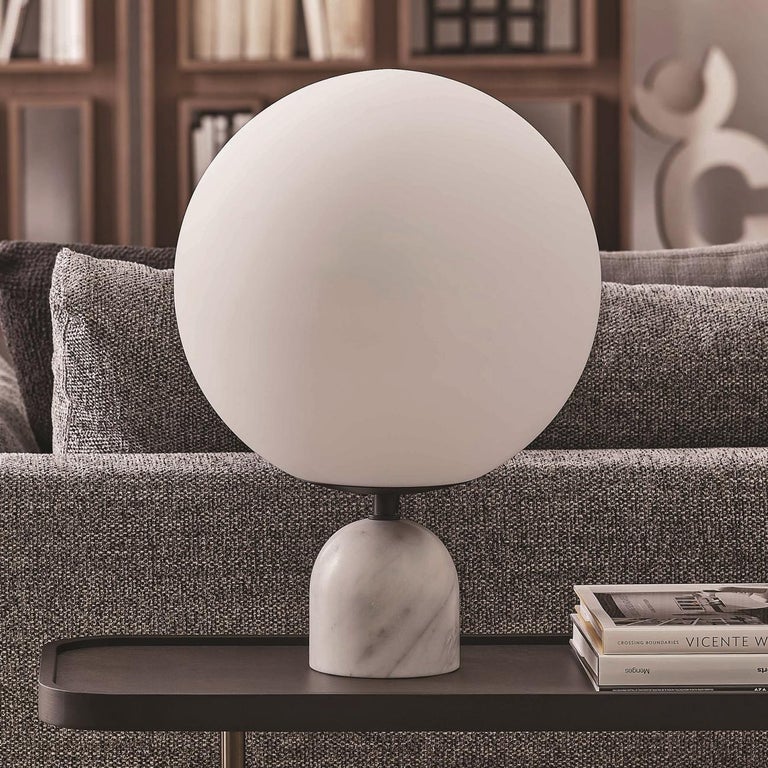 Lio White Medium Table Lamp For Sale at 1stDibs