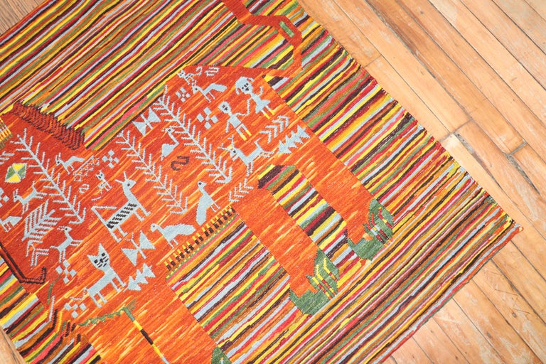 Lion Kilim Wall Hanging For Sale at 1stDibs