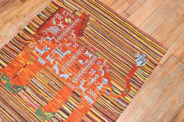 Lion Kilim Wall Hanging For Sale at 1stDibs