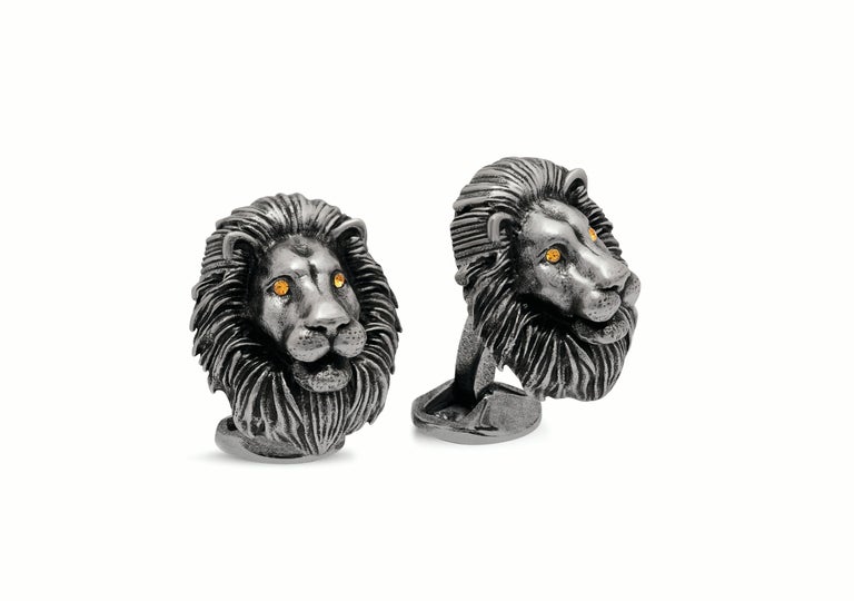 Lion Mechanical Cufflinks at 1stDibs