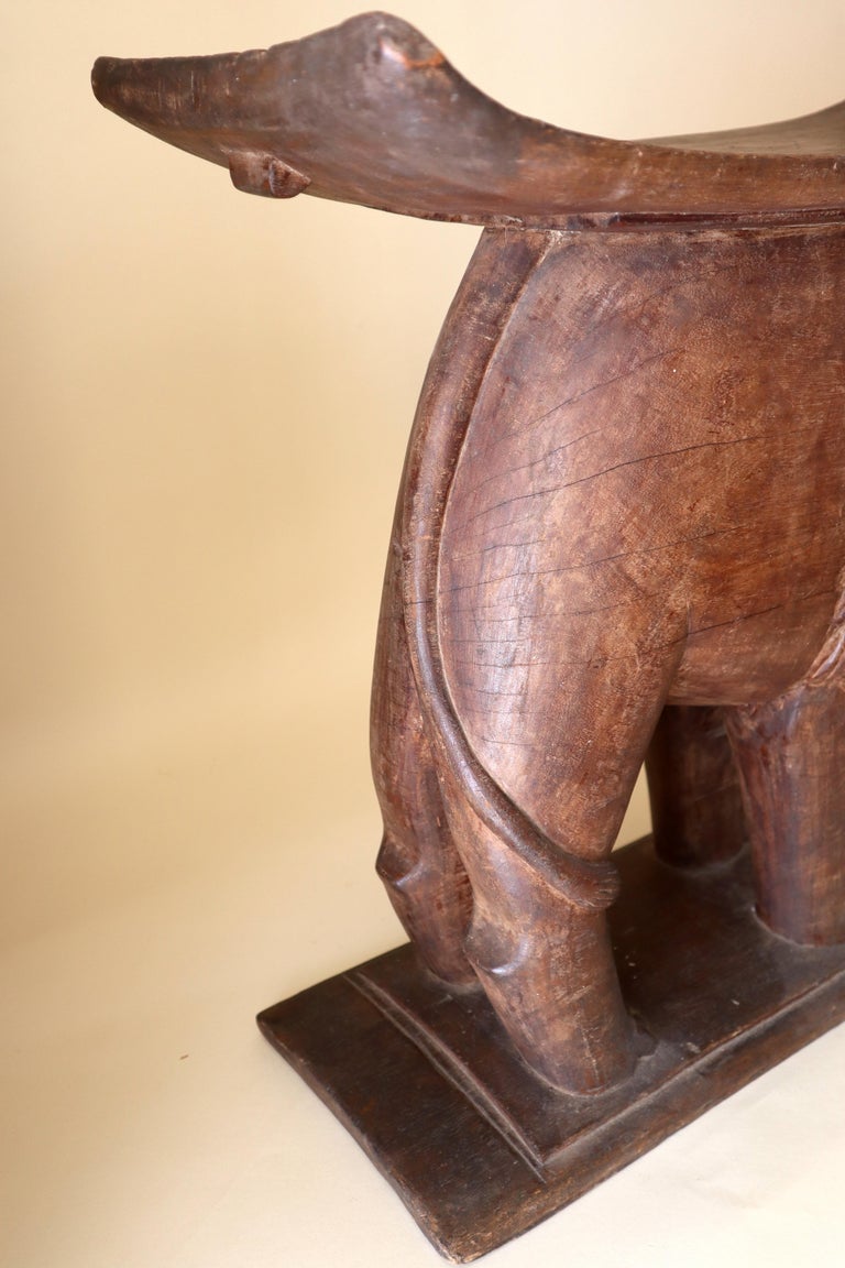 Lion Seat Stool Akan Ghana Ashanti Fante for Royal King or Chief art at ...