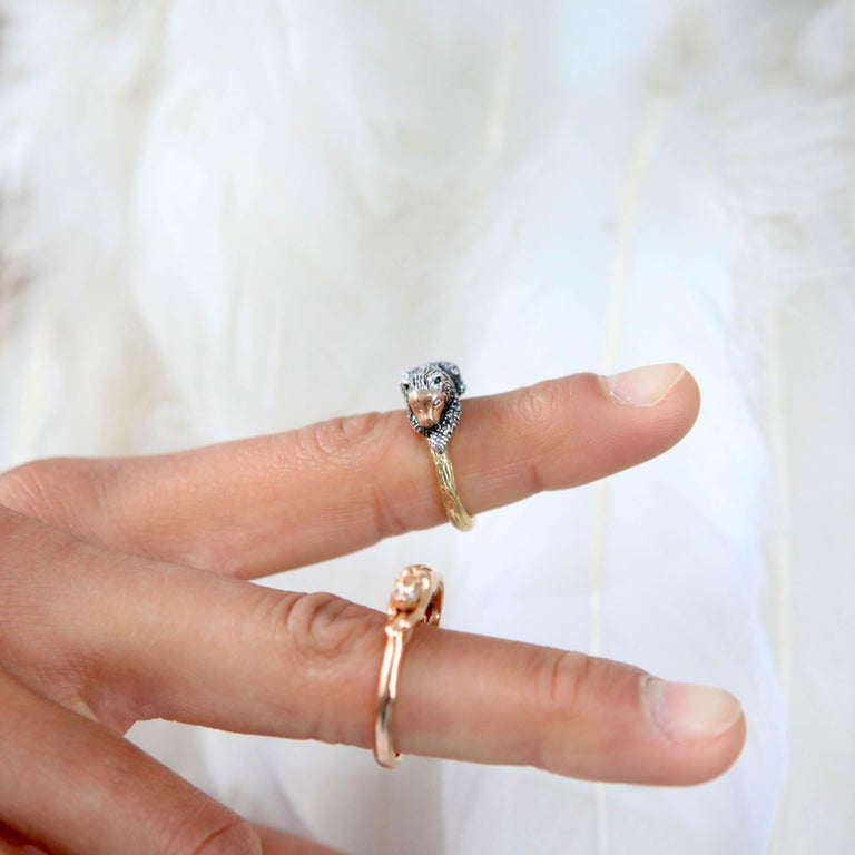Lion Stackable Ring For Sale at 1stDibs