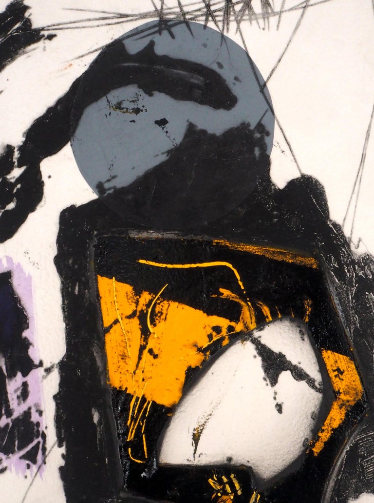 Lionel - Lionel PEROTTE - Abstract : Yellow - Original Etching ...