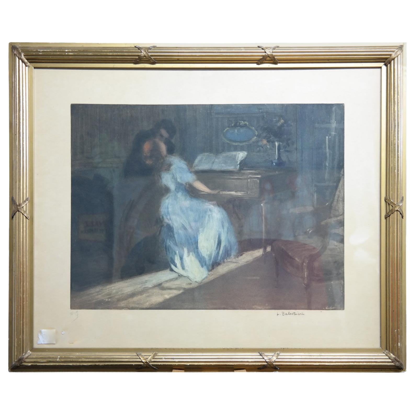 Leonard Edmondson, California Artist, Pencil Signed Aquatint ...