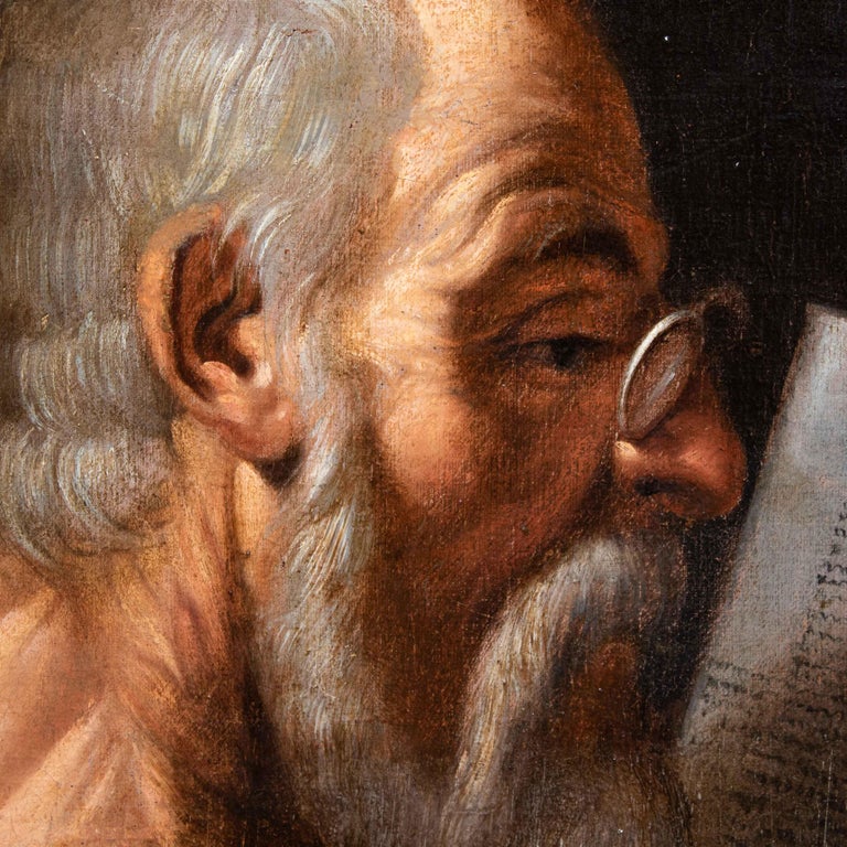 Lionello Spada '1576-1622' San Girolamo Painting Oil on Canvas For Sale ...