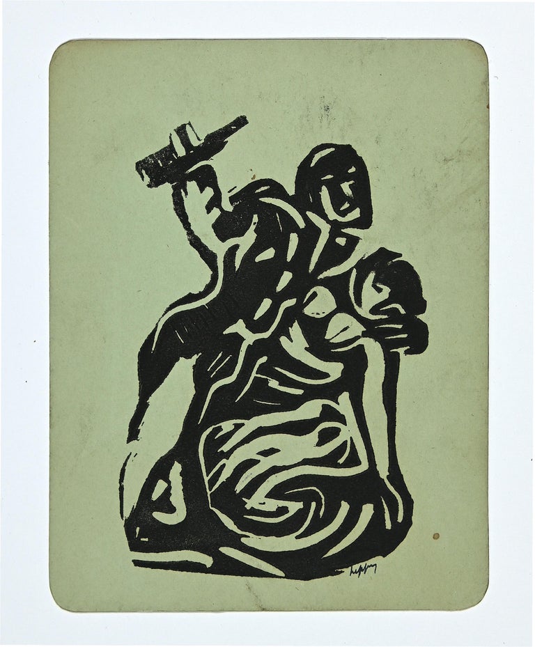 Lippy Lipshitz - The Couple - Lithograph by Lippy Lipshitz - 1956 For ...