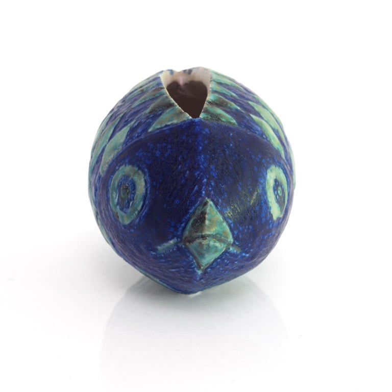 Lis Lundkvist Husberg Unique Ceramic Fish Vase Rorstrand Studio, Sweden ...