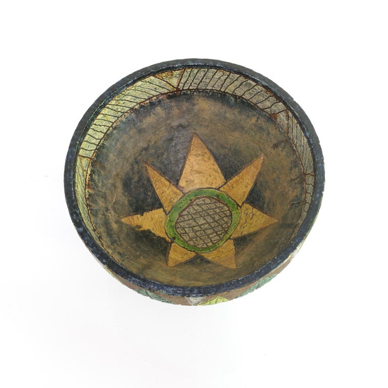 Lis Lundkvist Husberg, Unique Charmotte Bowl for Rorstrand, Sweden 1945 ...