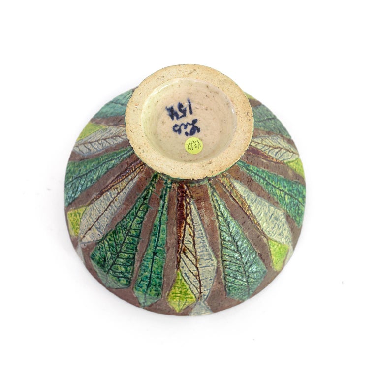 Lis Lundkvist Husberg, Unique Charmotte Bowl for Rorstrand, Sweden 1945 ...