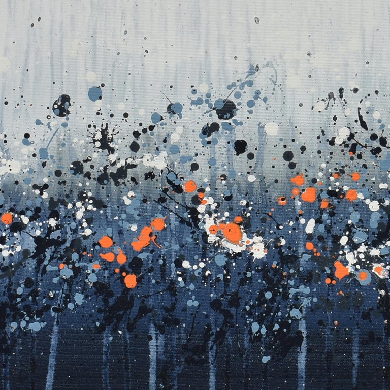 Lisa Carney - Coastal Fog, Abstract Painting For Sale at 1stDibs