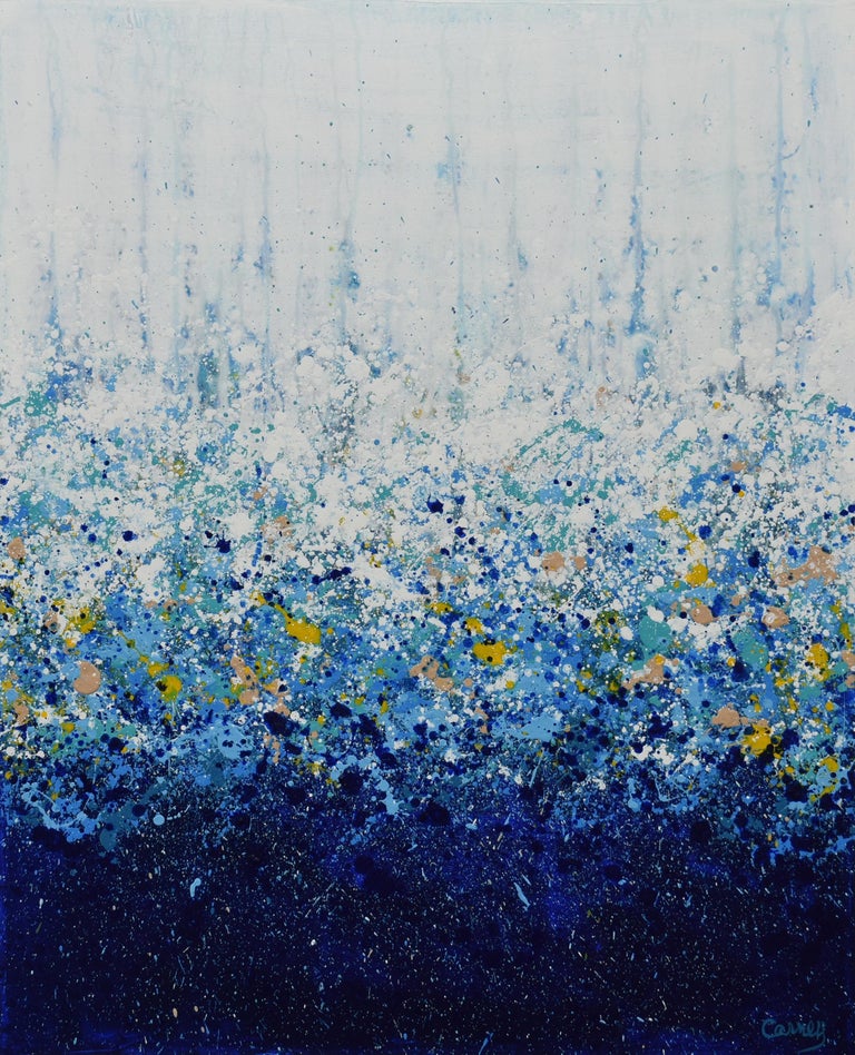 Lisa Carney - Seaflora, Abstract Painting For Sale at 1stDibs