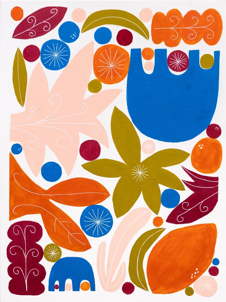 Lisa Congdon - Autumn Flora, original painting by Lisa Congdon For Sale ...
