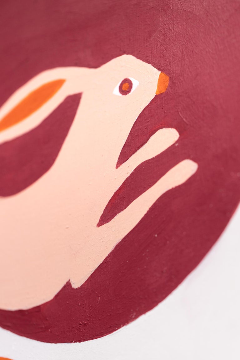 Lisa Congdon - Leaping Rabbit, original painting by Lisa Congdon For ...