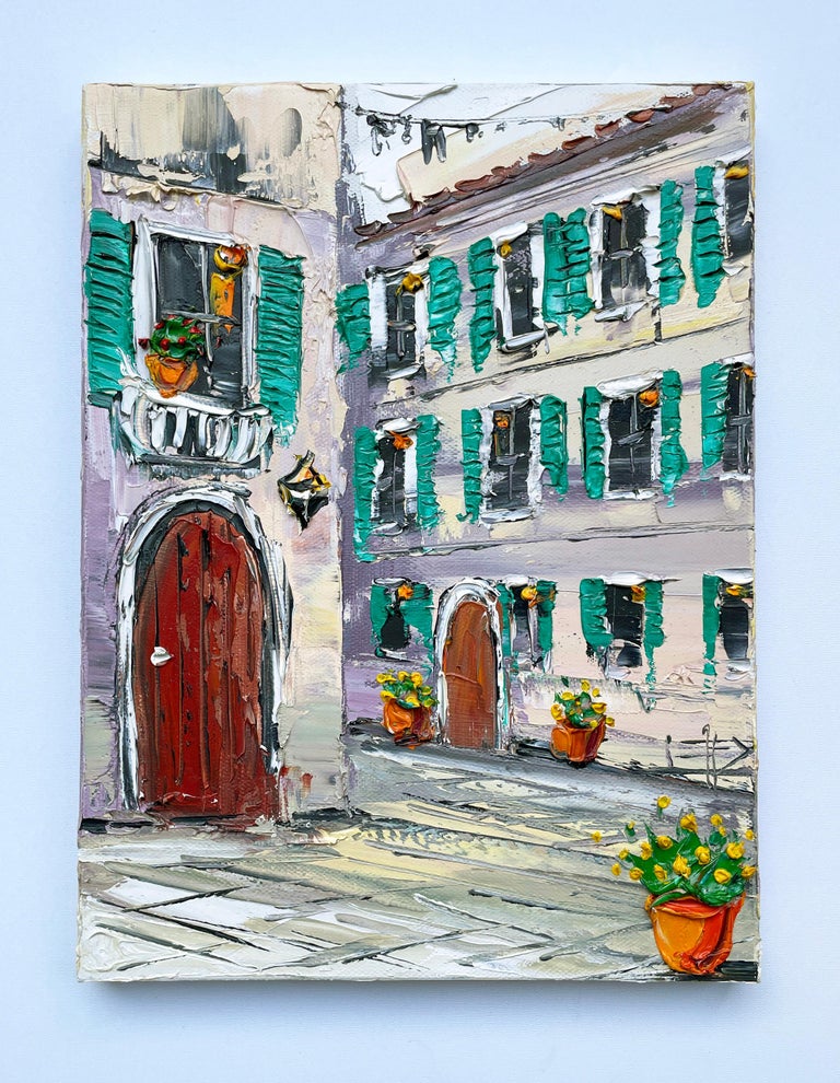Lisa Elley - An Afternoon in Italy, Oil Painting For Sale at 1stDibs