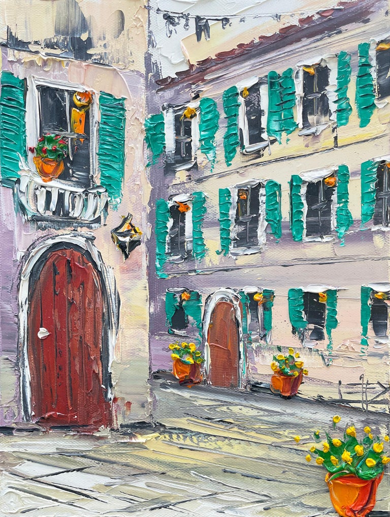 Lisa Elley - An Afternoon in Italy, Oil Painting For Sale at 1stDibs
