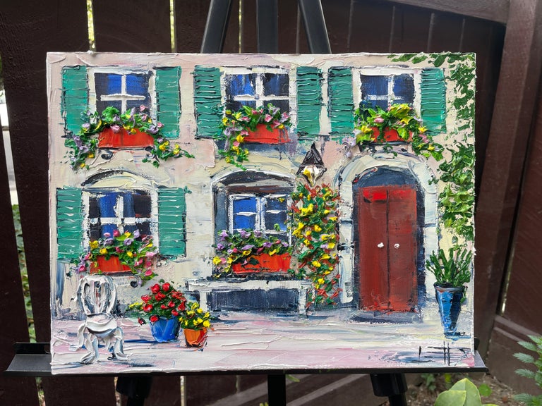 Lisa Elley - Champaigne Wishes, Oil Painting For Sale at 1stDibs