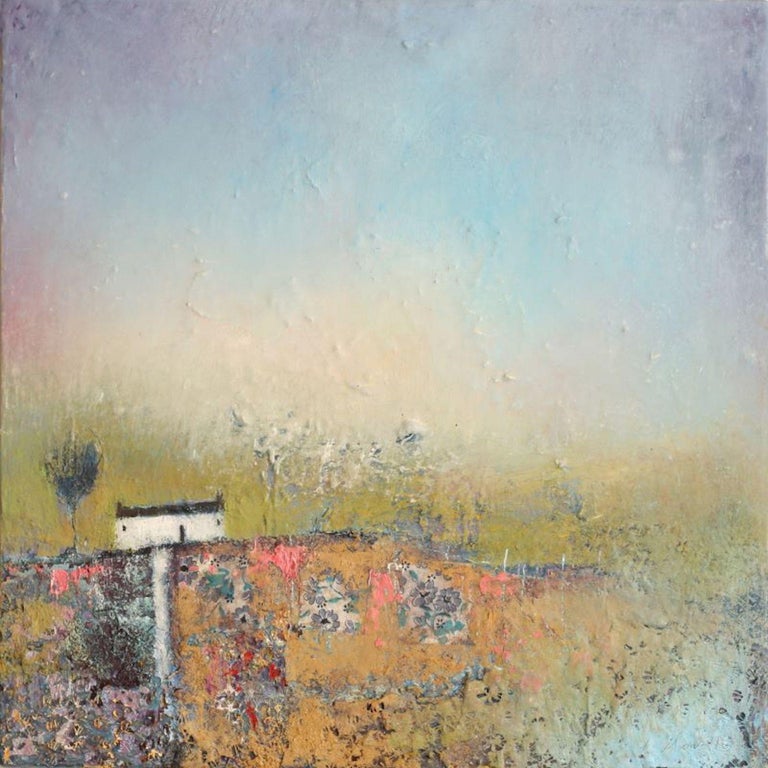 Lisa House - Lisa House, Pansy Hill, Original Landscape Painting ...