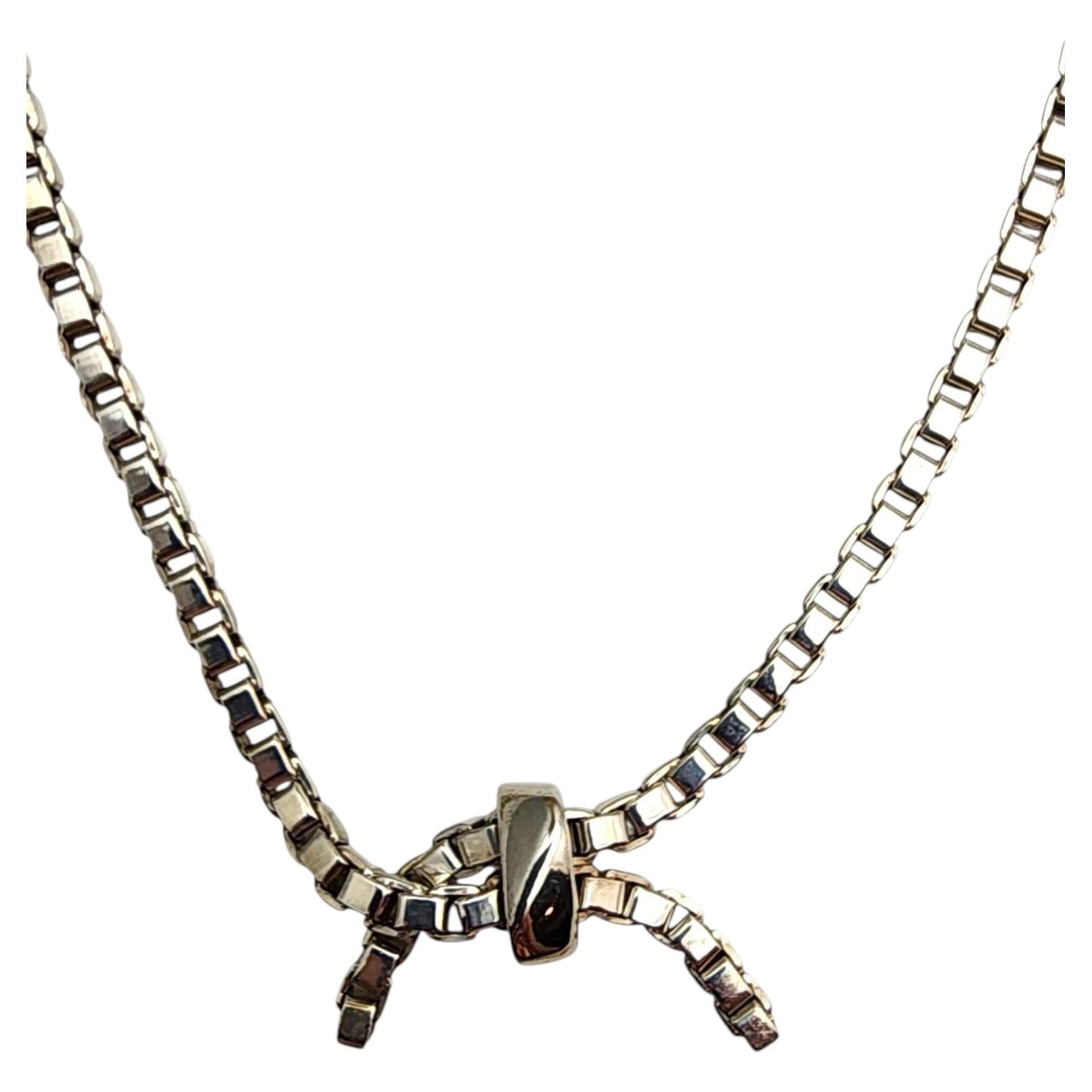 Lisa Jenks Sterling Silver Modernist Box Chain Necklace 16" #25355 For ...