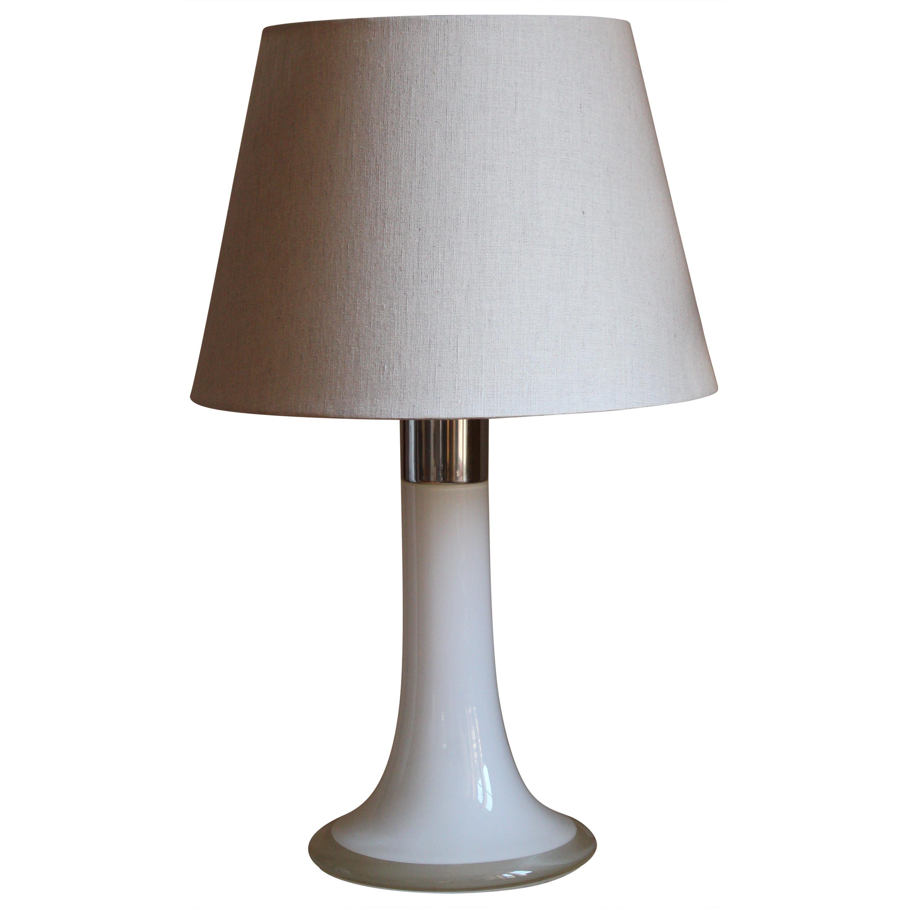 Lisa Johansson-Pape, Table Lamps, Glass, Chrome Metal, Fabric, Ornö ...