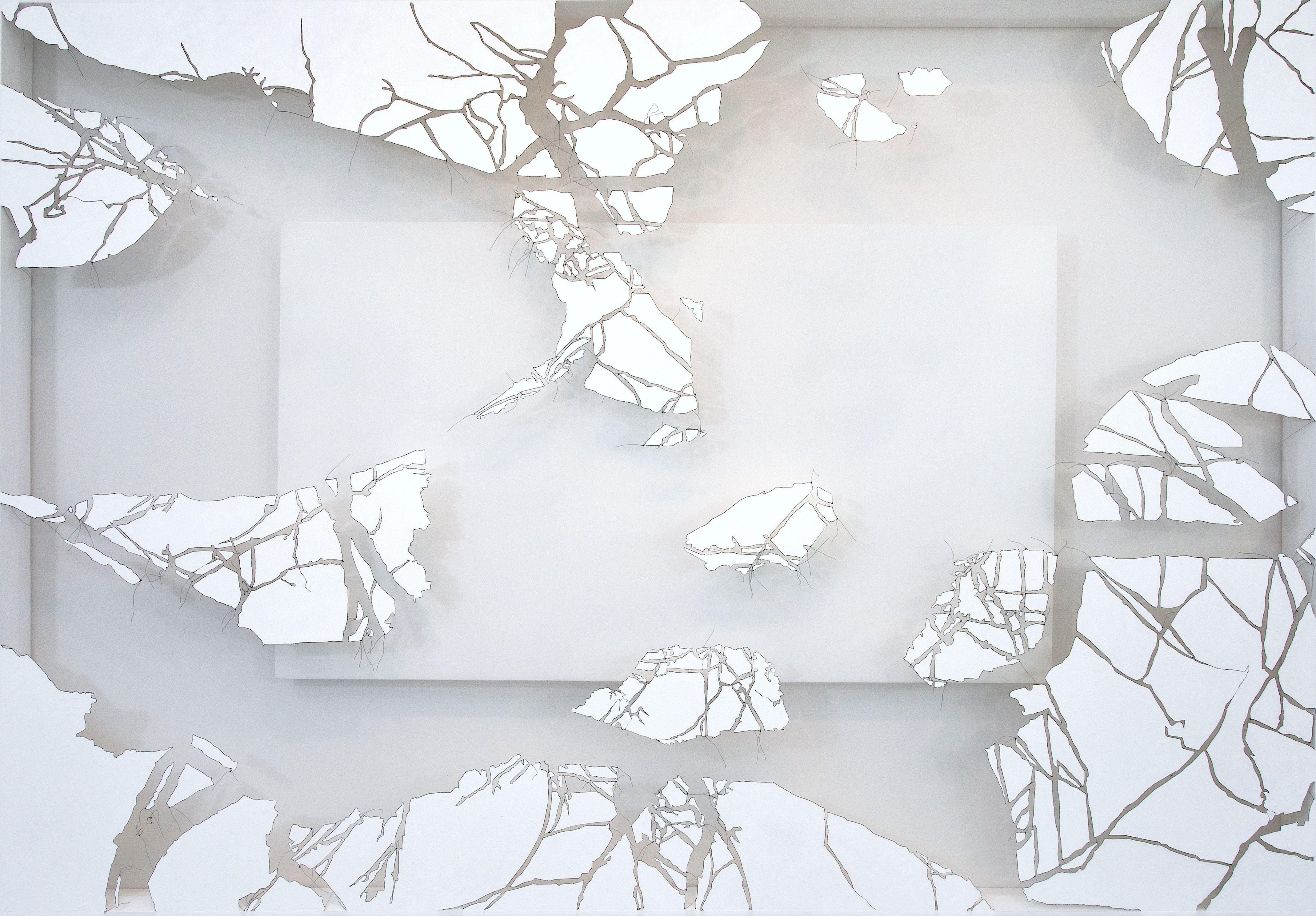 Lisa Kellner - I am Here; You are There, Painting, Acrylic on Canvas ...