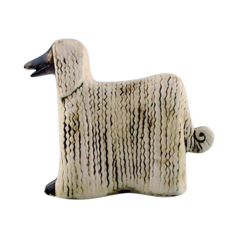 Lisa Larson Ceramic Figure of Afghan Dogs/Afghan Hound at 1stDibs