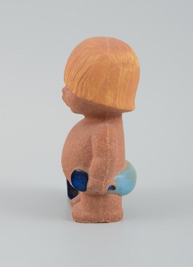 Lisa Larson for Gustavsberg, Stoneware Figure from "All the World's Children." For Sale at 1stDibs
