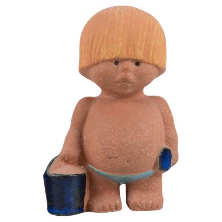 Lisa Larson for Gustavsberg, Stoneware Figure from "All the World's Children." For Sale at 1stDibs