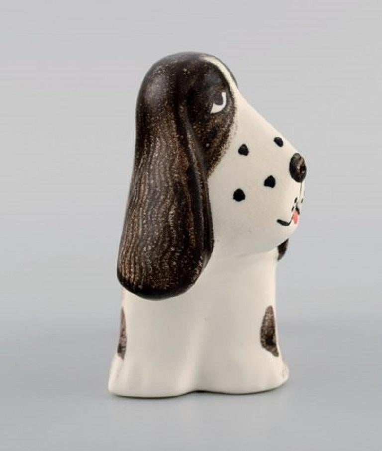 Lisa Larson for K-Studion / Gustavsberg, Basset Hound in Glazed ...