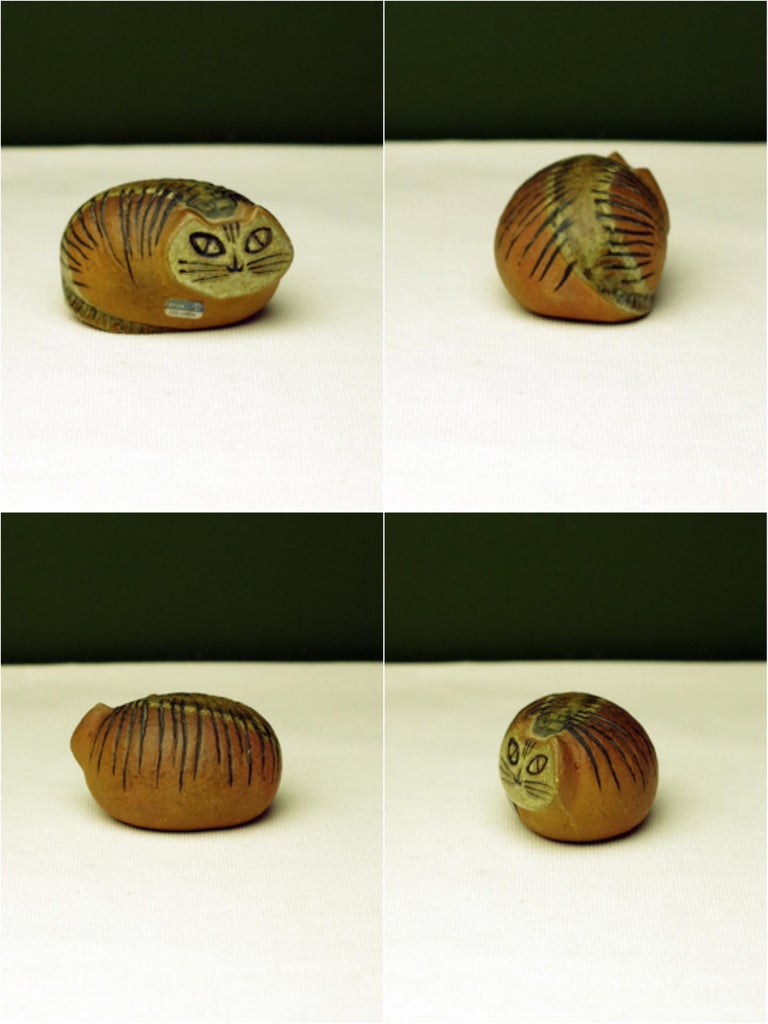 Lisa Larson - Lilla Zoo - Katt - Gustavsberg at 1stDibs