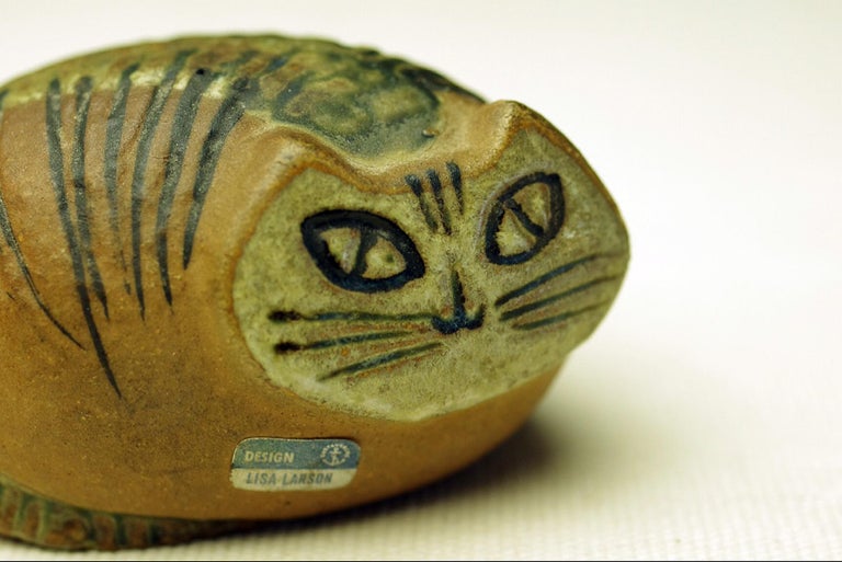 Lisa Larson - Lilla Zoo - Katt - Gustavsberg at 1stDibs