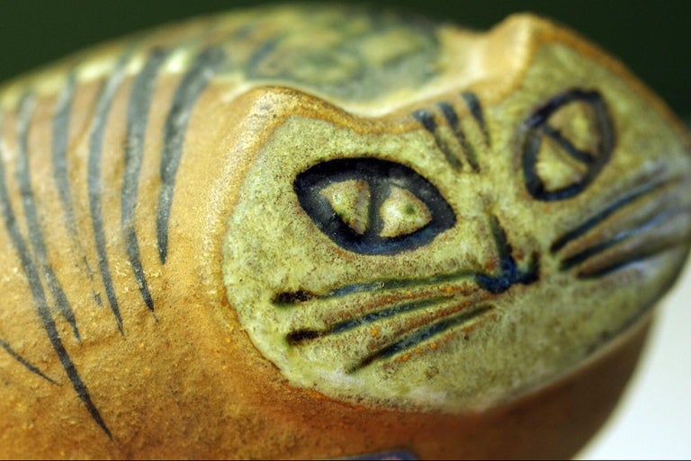 Lisa Larson - Lilla Zoo - Katt - Gustavsberg at 1stDibs