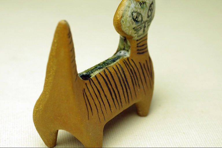 Lisa Larson - Lilla Zoo - Katt - Gustavsberg For Sale at 1stDibs