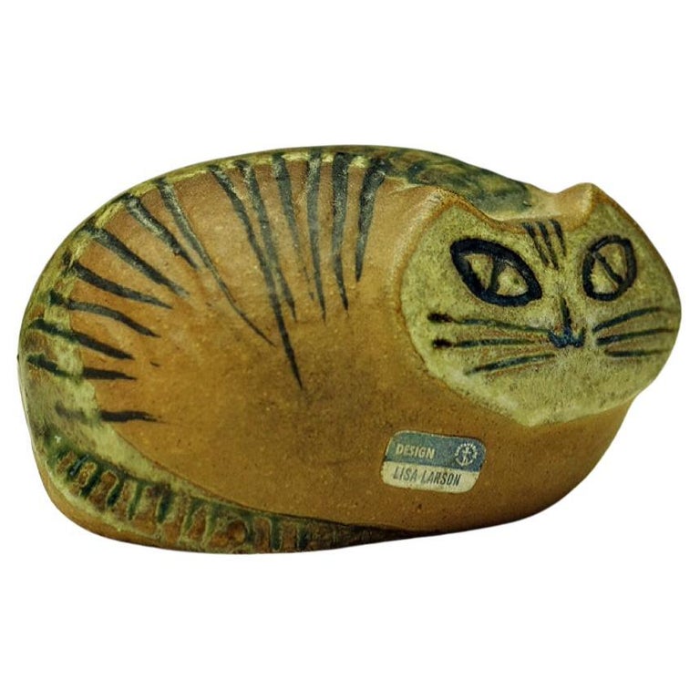 Lisa Larson - Lilla Zoo - Katt - Gustavsberg at 1stDibs