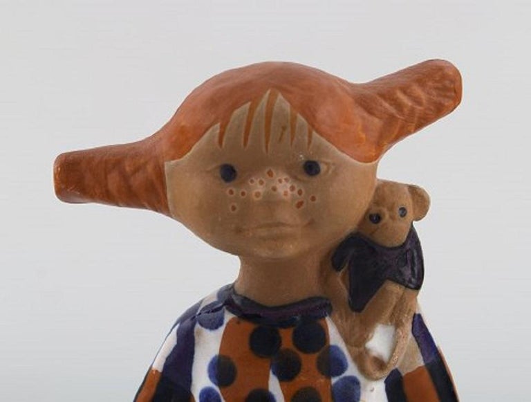 Lisa Larsson, Very Rare Pippi Longstocking Figure, 1970s, Gustavsberg ...